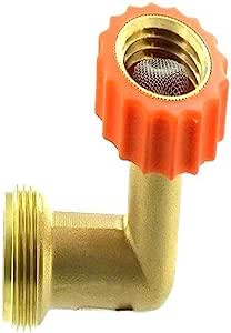 Fresh Water Hose End Protector; 90 Degree Connector — RV Parts To Go