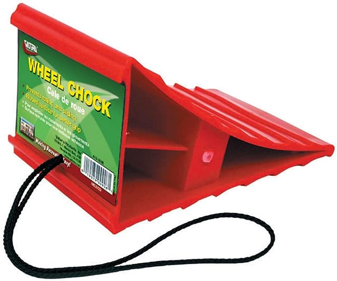Wheel Chock; Red — RV Parts To Go
