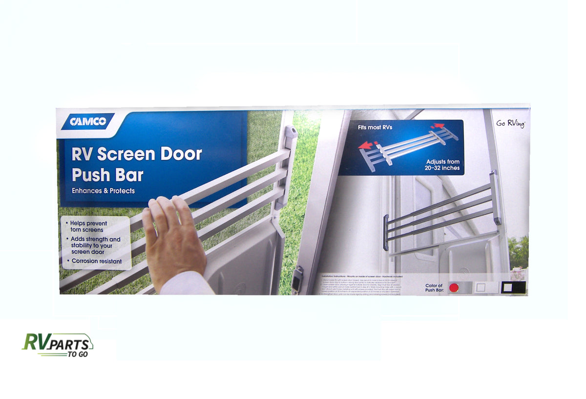 RV Aluminum Screen Door Push Bar - RV Parts To Go